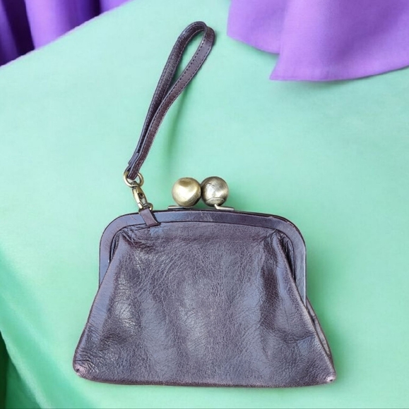 Trina Turk | Bags | Trina Turk Leather Kiss Lock Clutch Bag | Poshmark